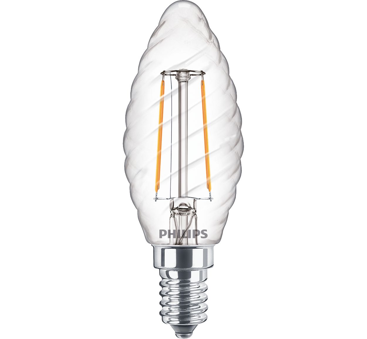 LED Filament Candle Clear 25W Filament ST35 E14 8718699762353 | Philips