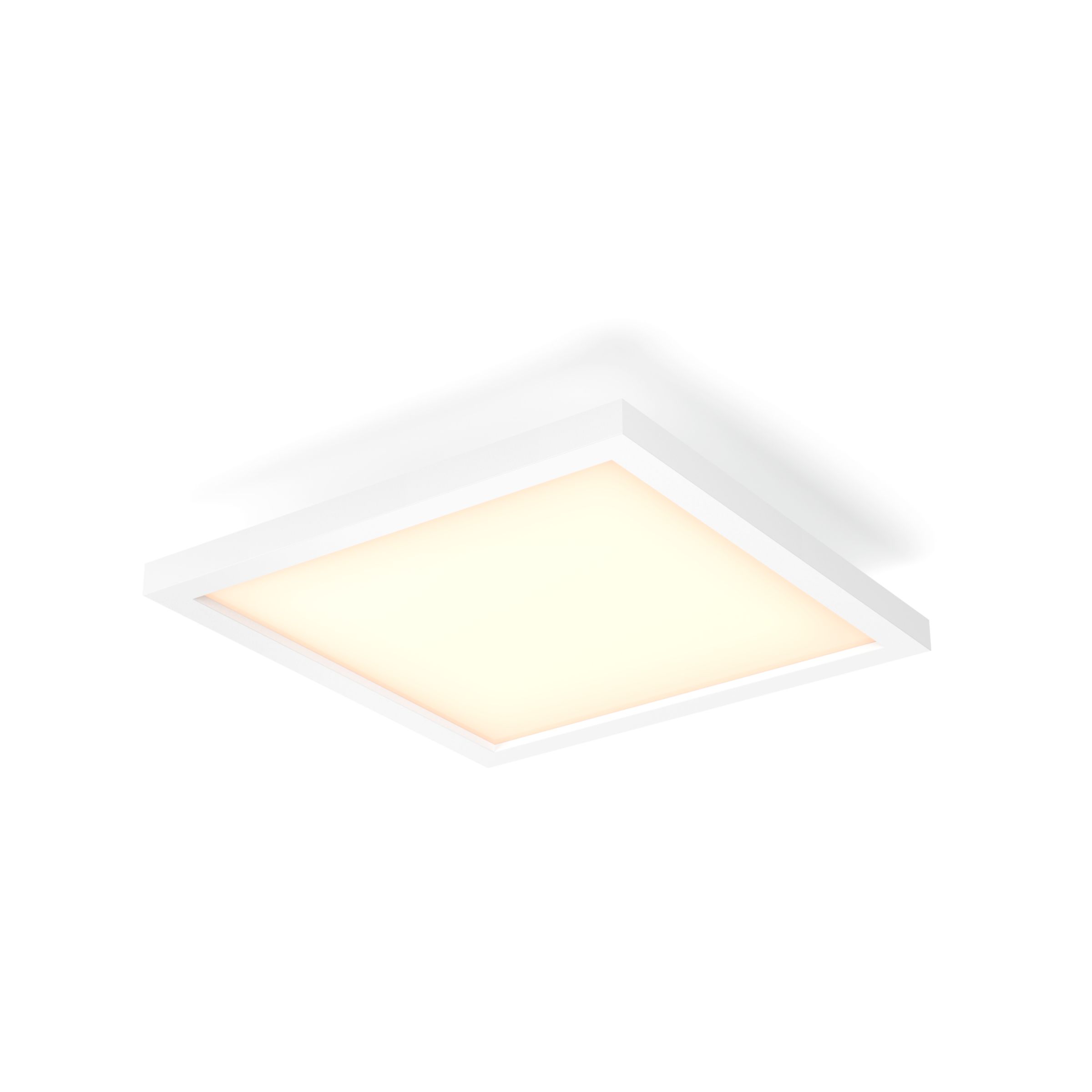 Hue Aurelle square ceiling lamp 24.5W + Dimmer Switch – White | Philips ...