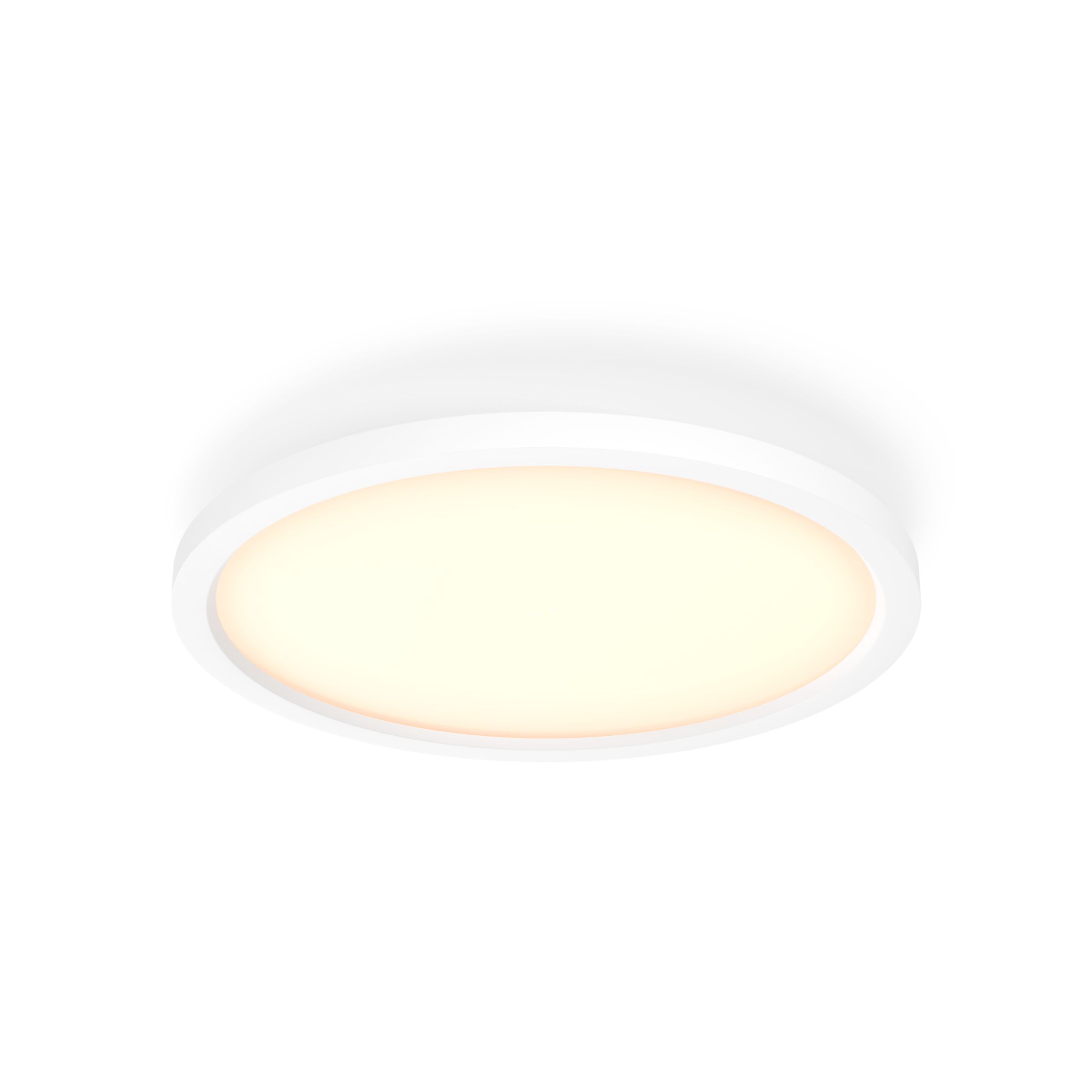 Hue Aurelle Round LED Ceiling Panel 24.5W + Dimmer Switch - White ...