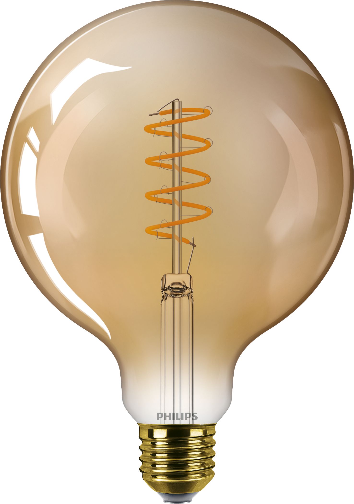 LED Filament Bulb Amber 50W G120 E27 8719514337831 | Philips