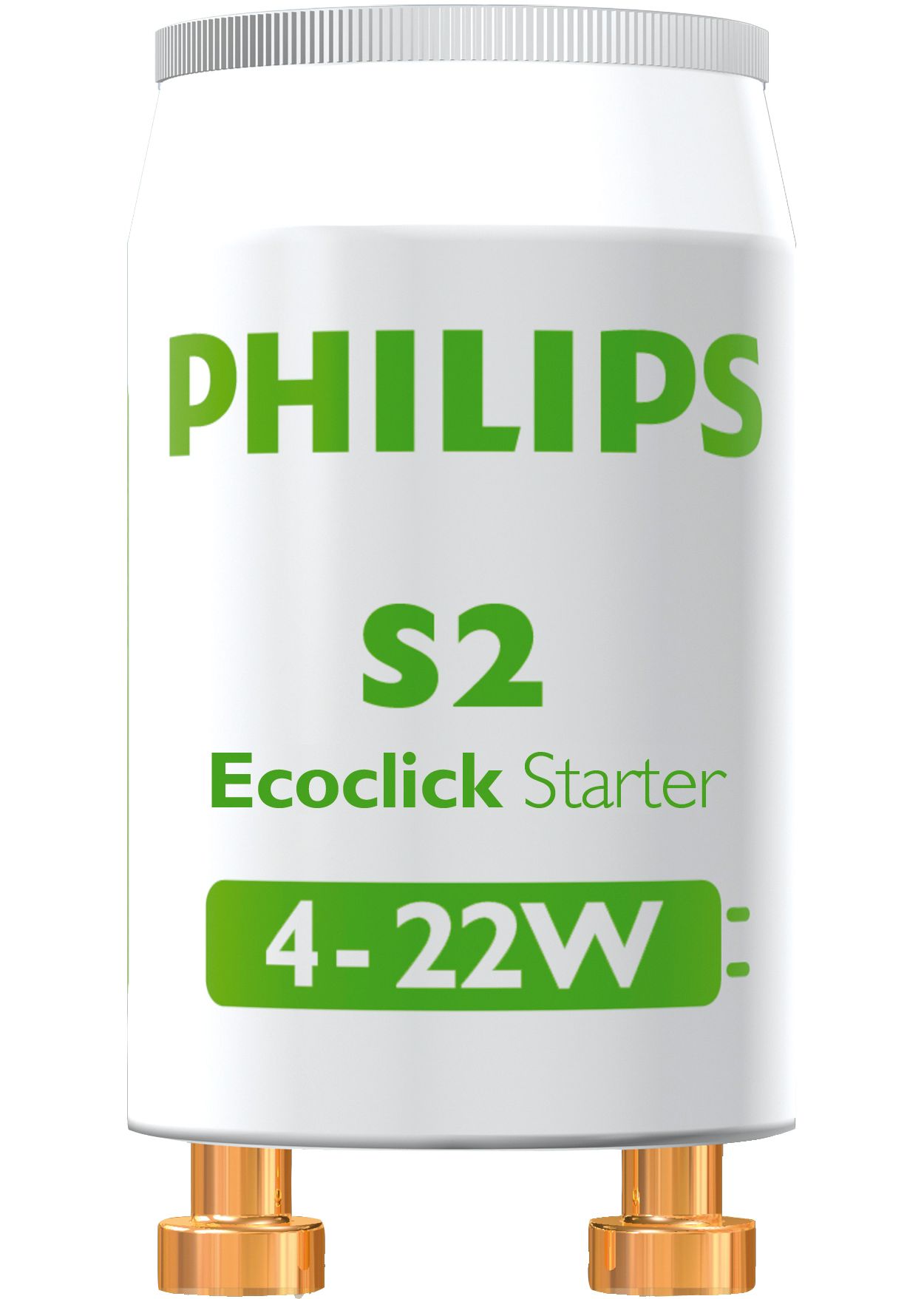 S2 4-22W SER 220-240V WH BOX/12X25 Green Starters - Philips