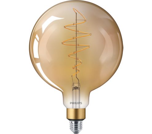 LED Filament Bulb Amber 40W G200 E27 8719514313781 | Philips