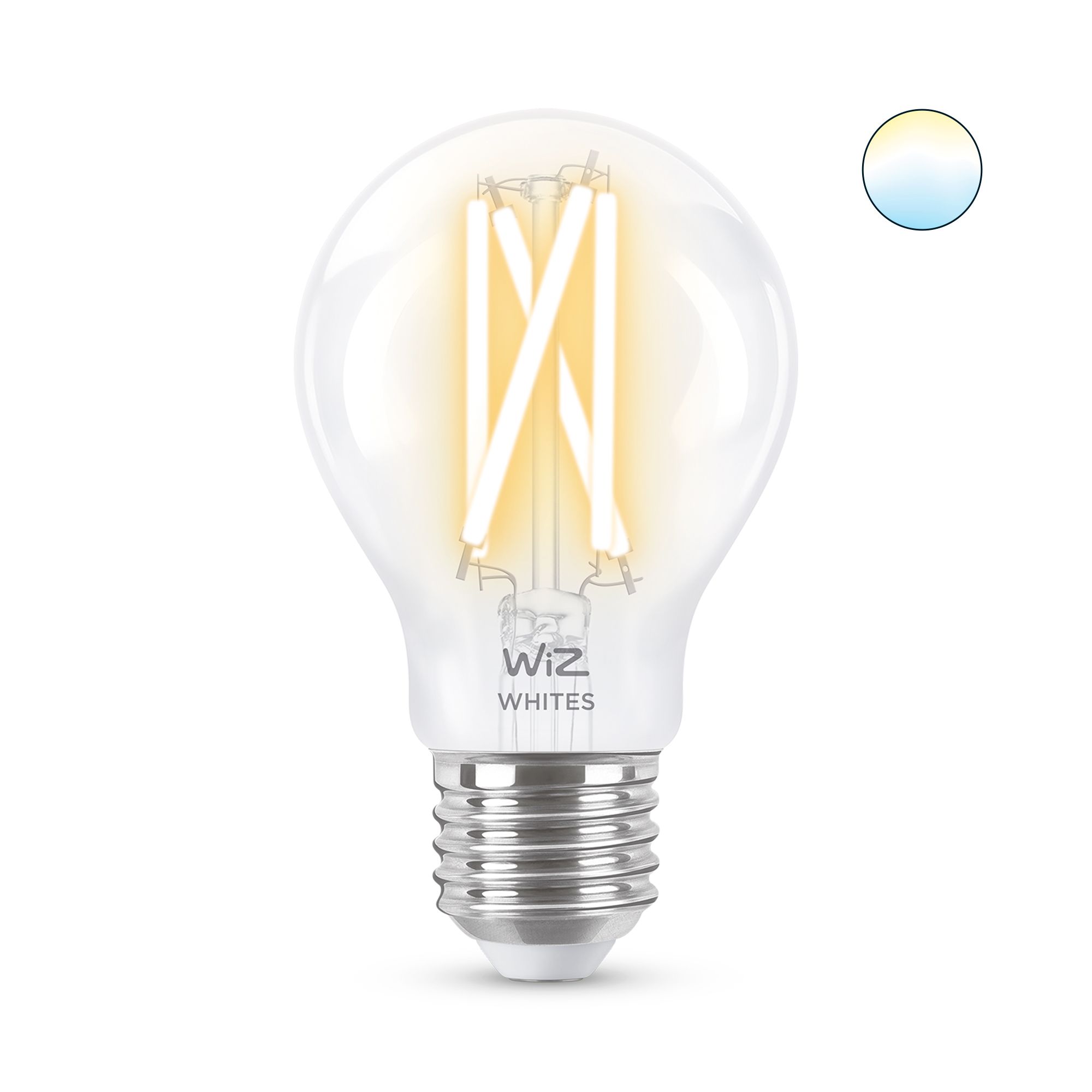 LED-lamp Filament doorzichtig A60 E27 | WiZ NL