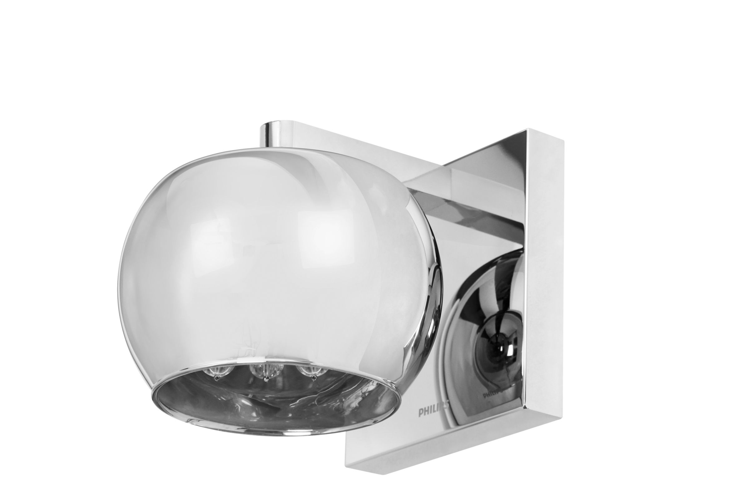 myLiving Contemporary-styled glass wall light with crystal beads ...