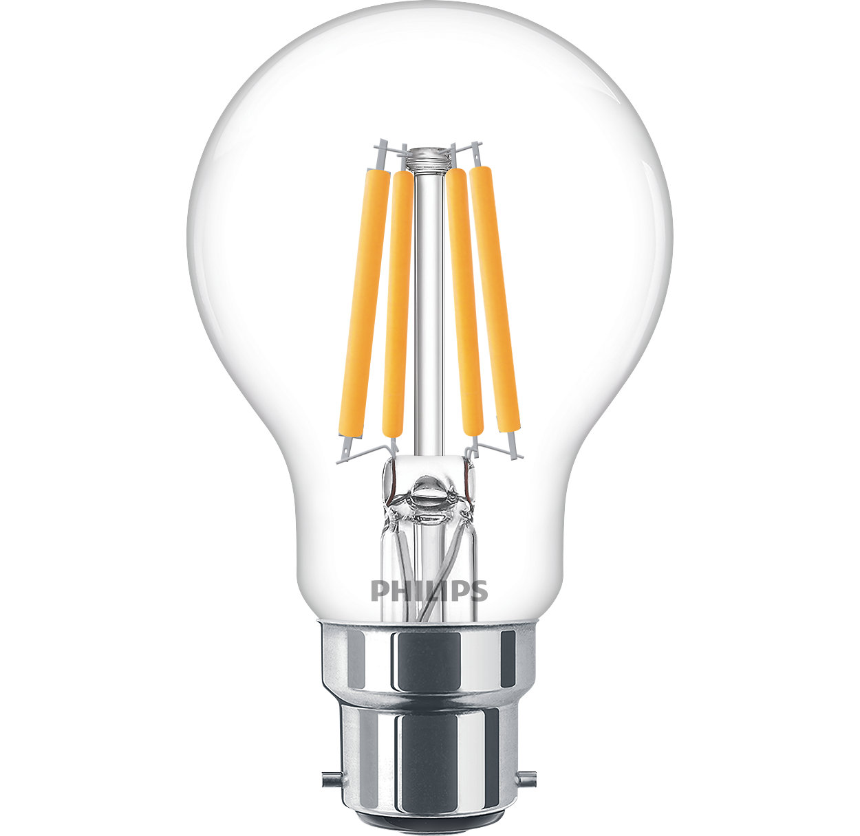 LED Filament Bulb Clear 40W A60 B22 8720169187511 | Philips LED Filament Bulb Clear 40W A60 B22 8720169187511 | Philips