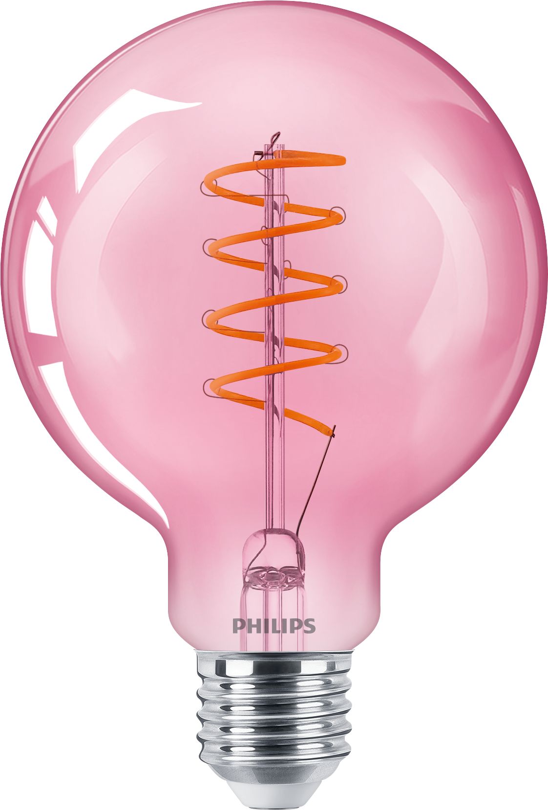LED Filament Bulb Pink 25W G93 E27 8719514269552 | Philips