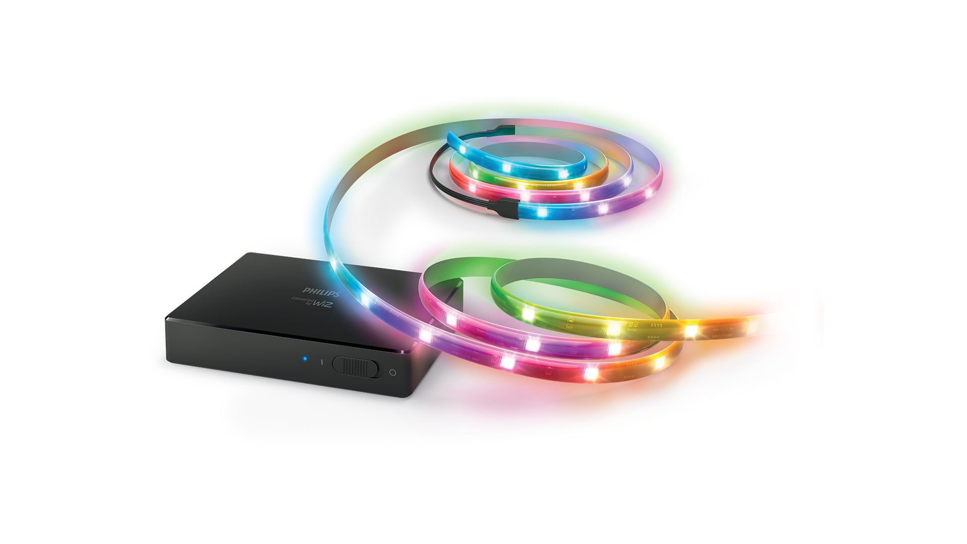 Smart LED HDMI Sync Box with TV Backlight for 75-85" TV, Connected by ...