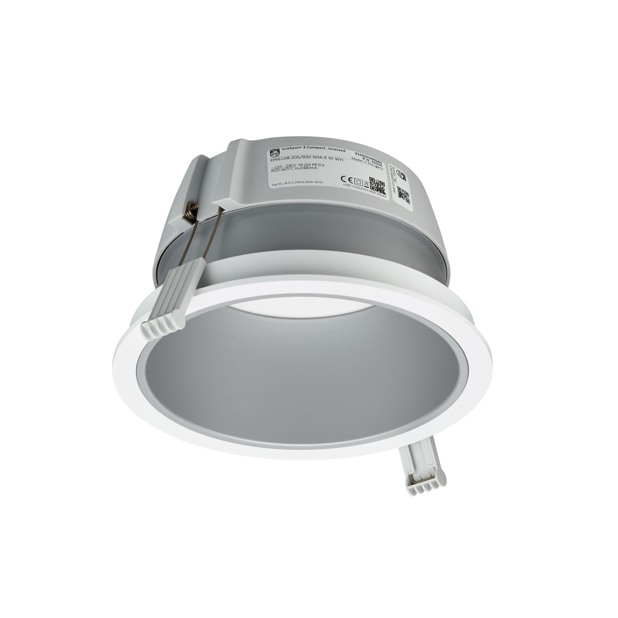Philips LuxSpace Compact, recessed, recessed, 18 W, D200 mm | Philips ...