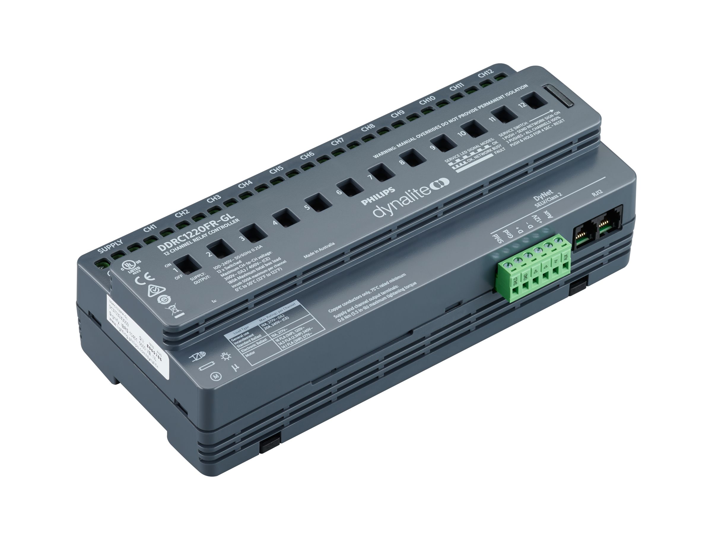 Philips Dynalite Dynalite Relay Controllers, | Philips lighting