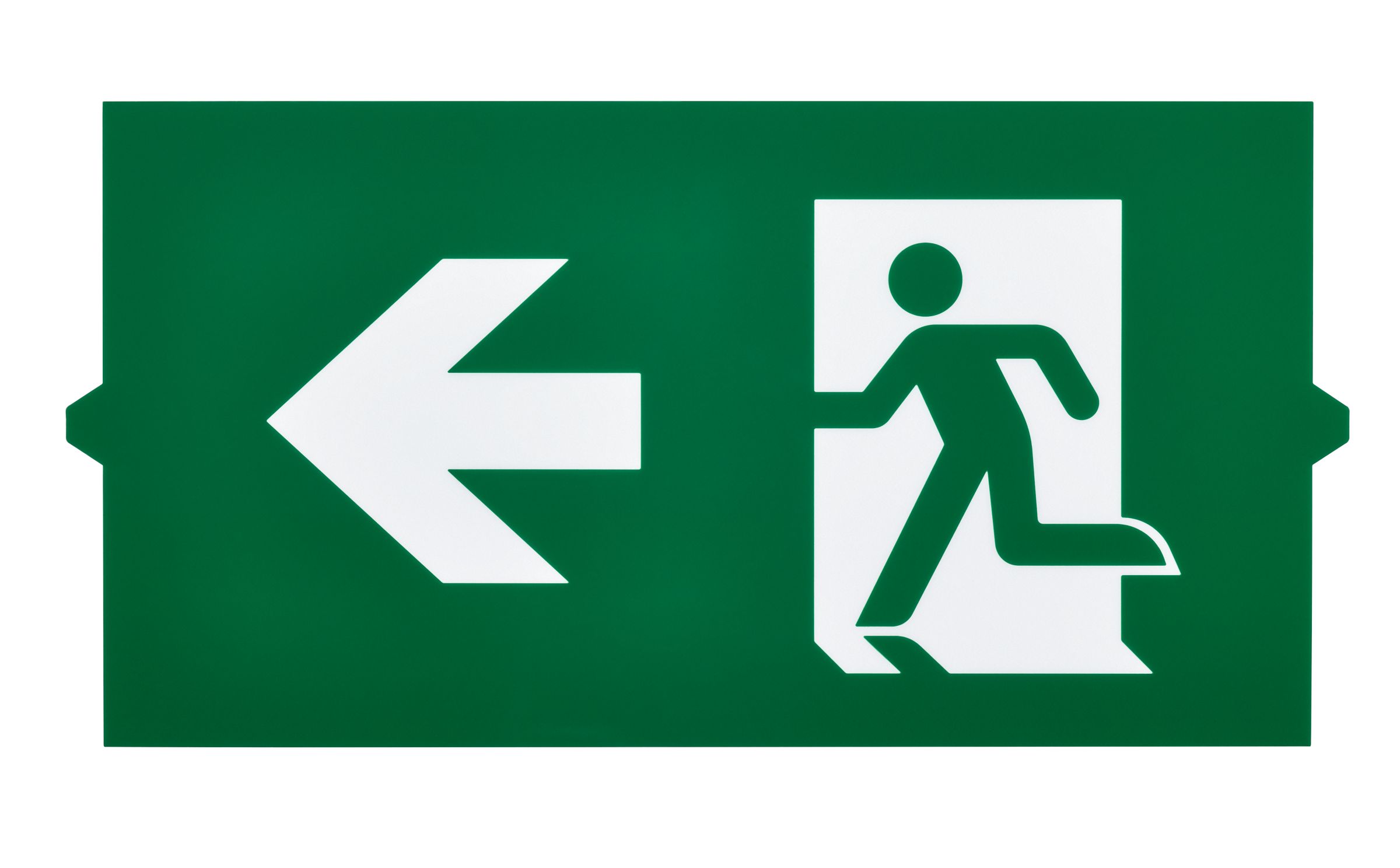 Philips Exit Sign, IK00 | No protection
