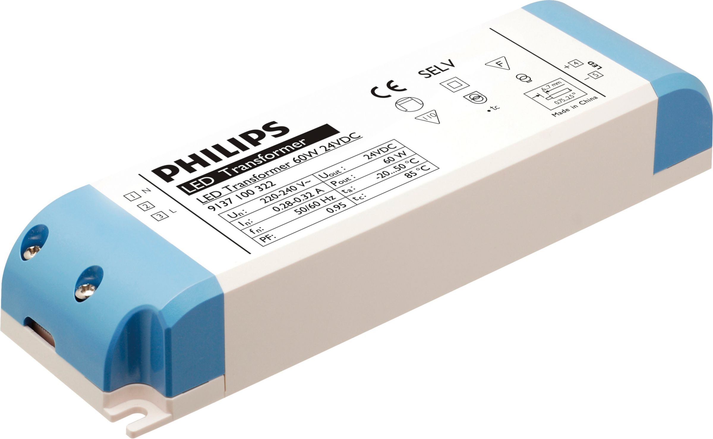 LED Transformer 60W 24VDC | 913710032267 | Philips lighting