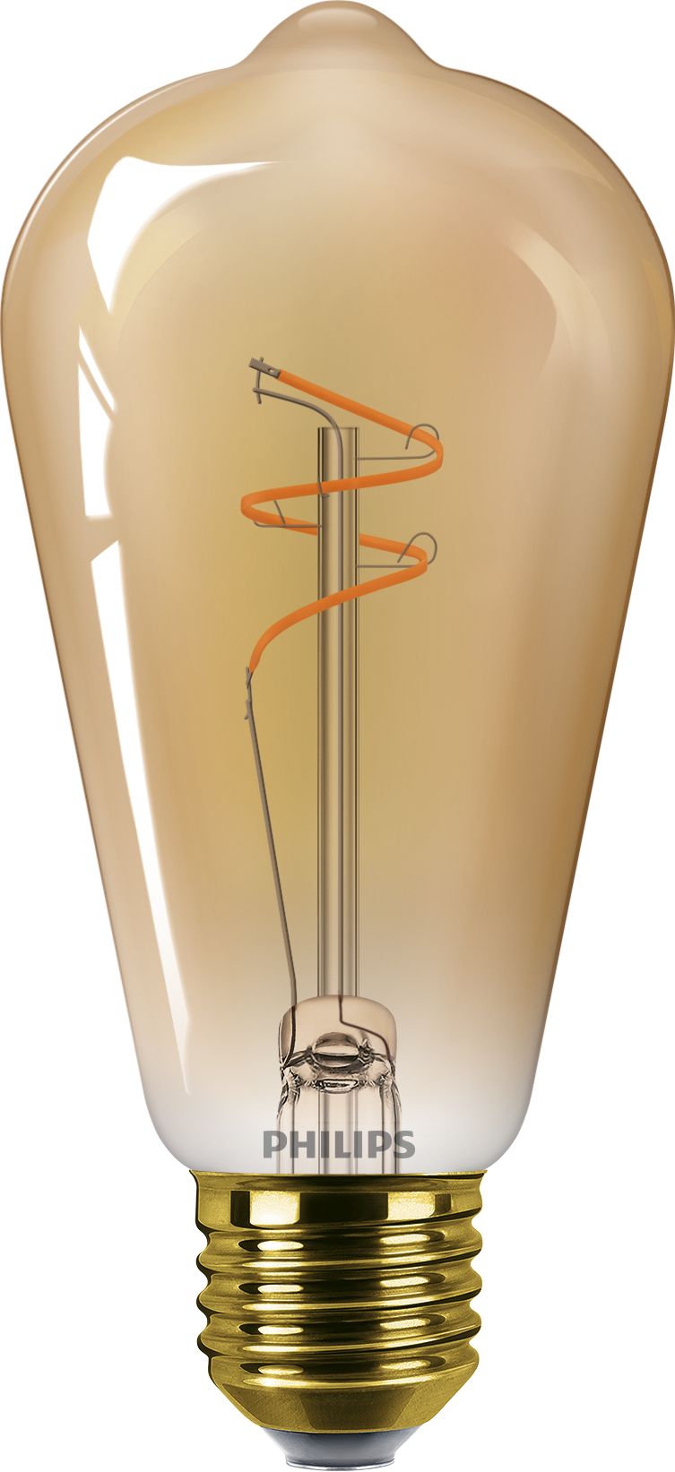 LED Filament Bulb Amber 25 W ST64 E27 | 8721103049056 | Philips lighting