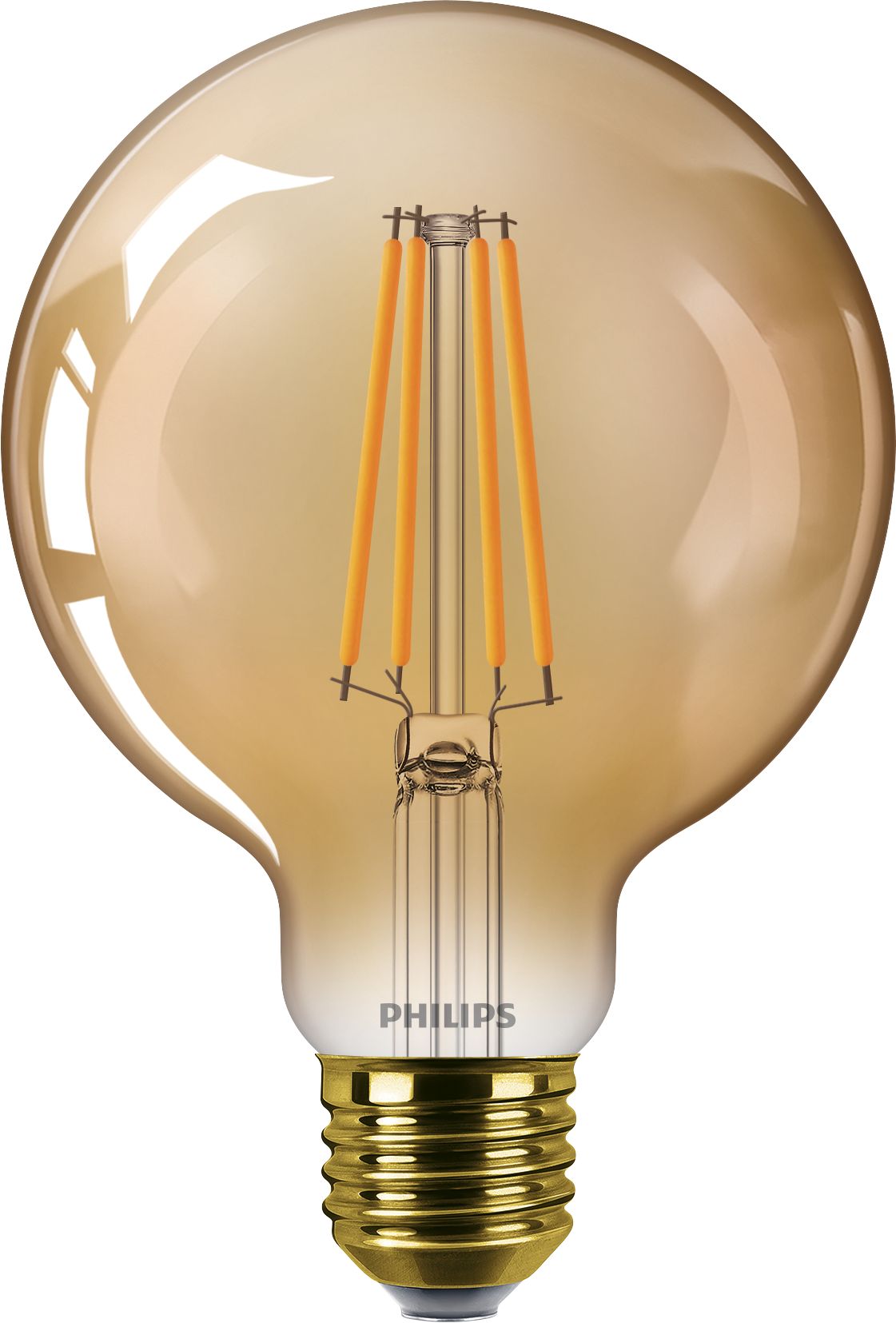 LED Filament Ampul Amber 50 W G95 E27 | 8719514337770 | Philips lighting