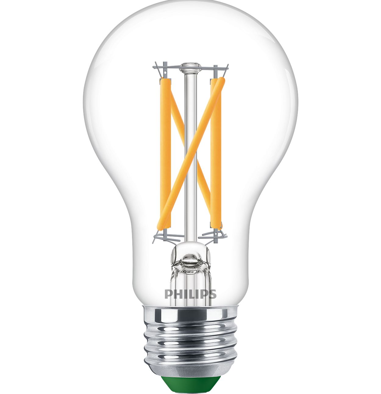 UltraEfficient Filament Bulb Clear 60W A19 E26 x2 046677582593 | Philips