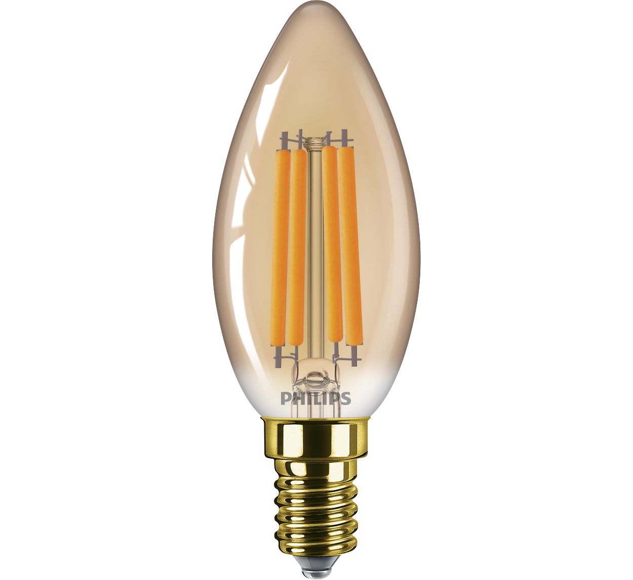 LED Ampoule ambre à filament 40 W B35 E14 8720169191334 | Philips