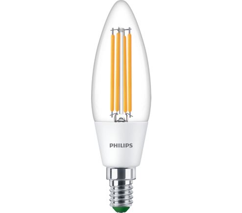 Ultra Efficient Filament Candle Clear 40W B35 E14 8719514435759 | Philips