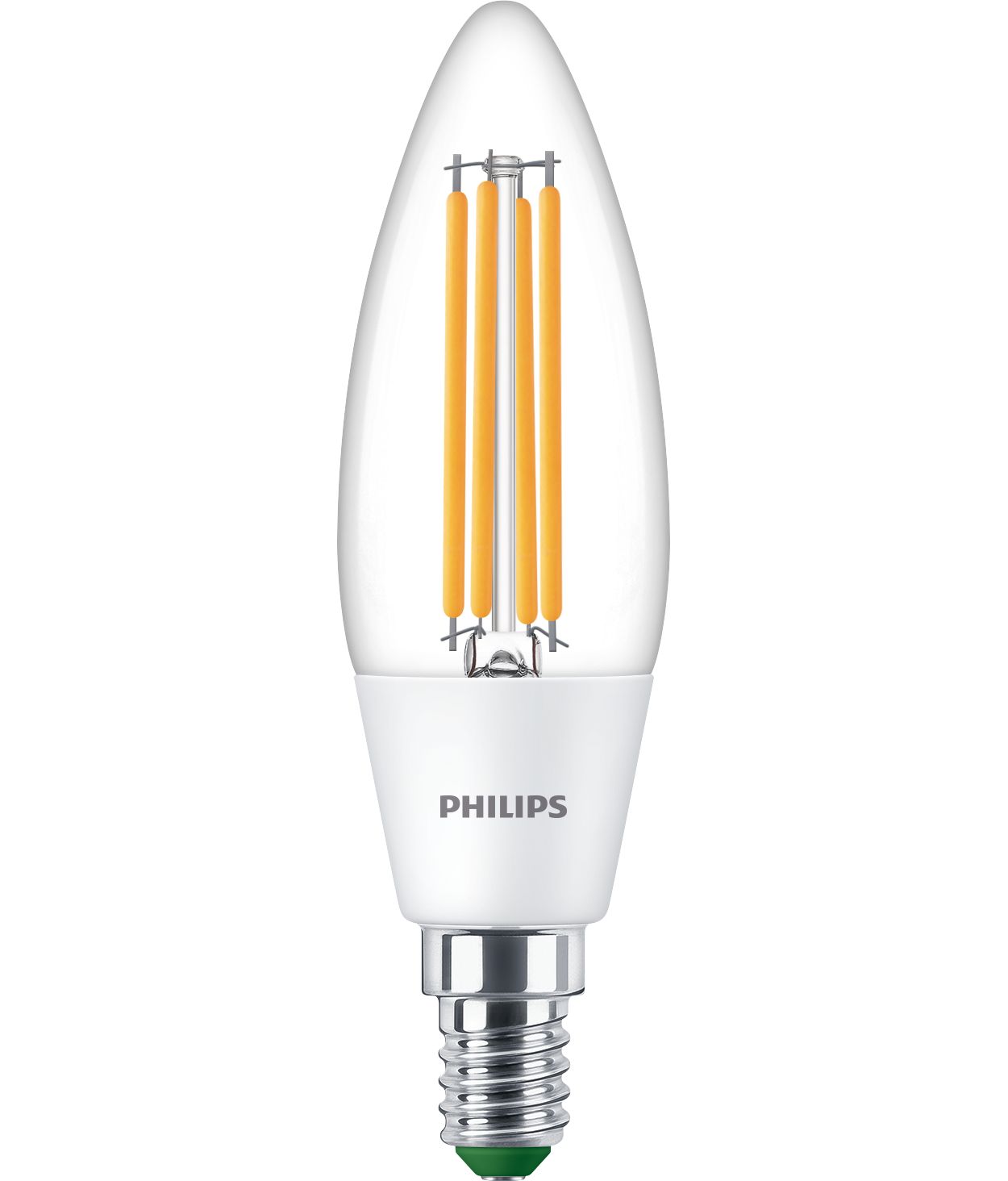 Ultra Efficient Filament Candle Clear 40W B35 E14 8719514435759 | Philips