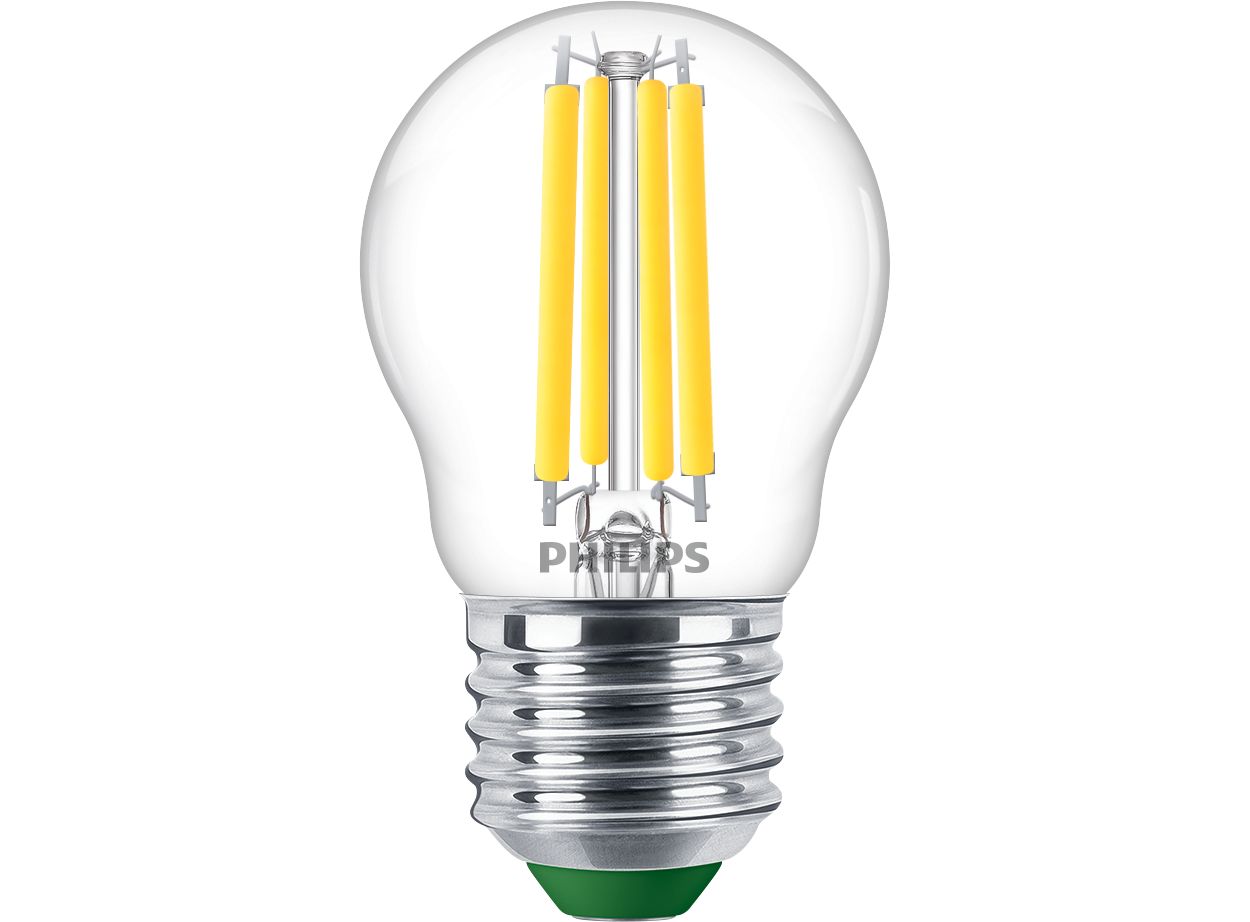 Ultra Efficient Filament Candle Clear 40W P45 E27 8720169188259 | Philips