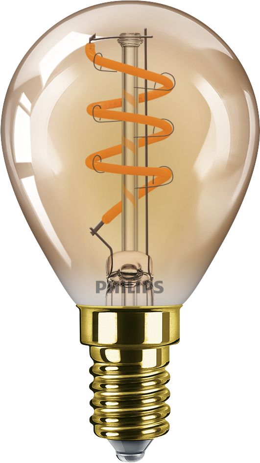 LED Ampoule ambre à filament 25 W P45 E14 | 8720169191617 | Philips lighting
