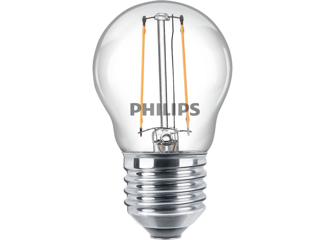 LED Filament kertepære, klar 25 W P45 E27 x 2 8719514300347 | Philips