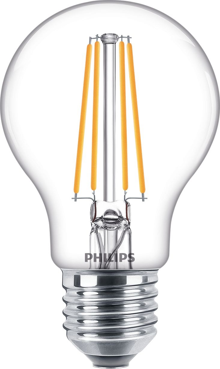 LED Bec cu filament transparent 60 W A60 E27 x6 | 8719514450950 ...