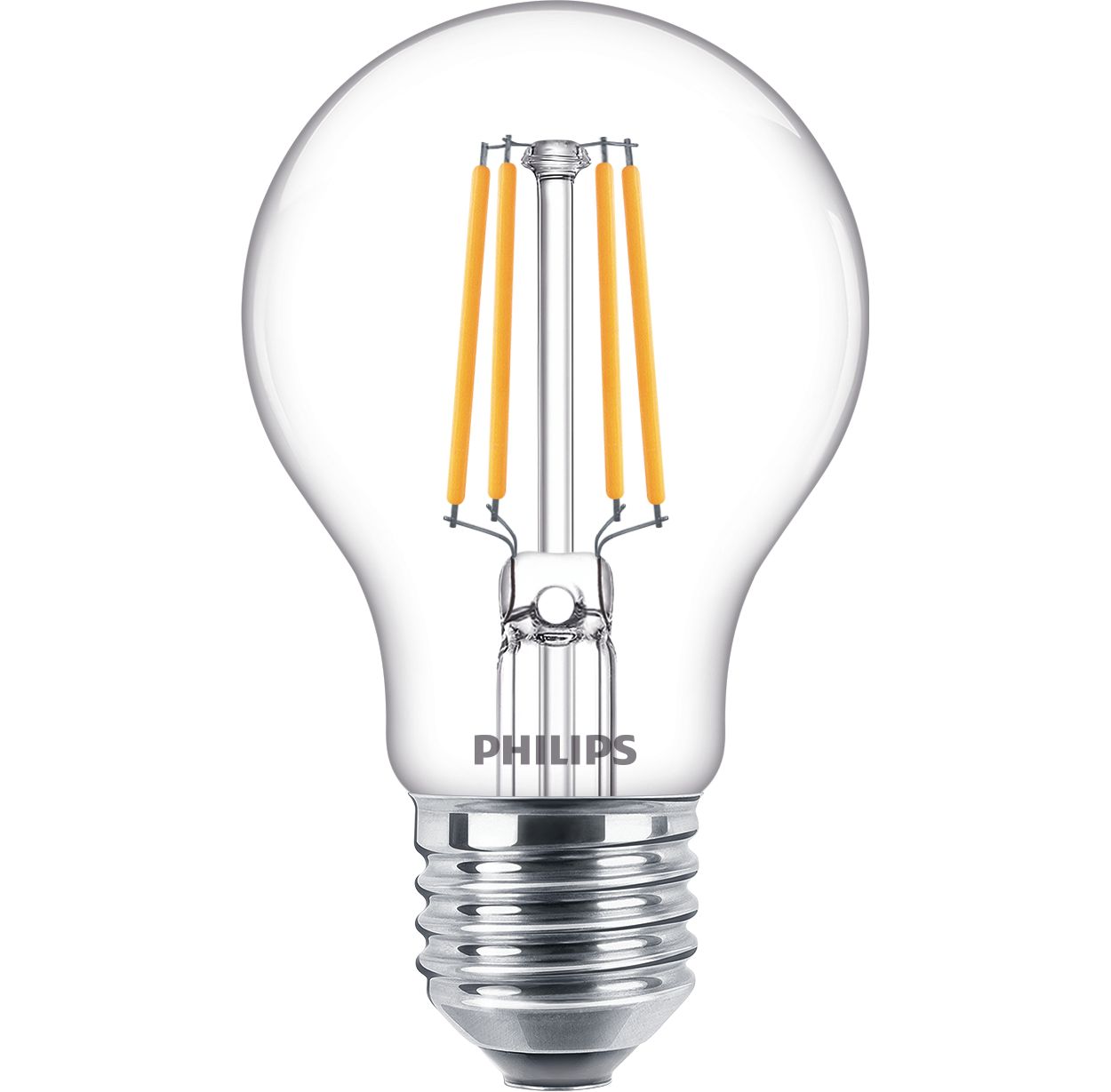 LED Filament Bulb Clear 40W A60 E27 x3 8718699763756 | Philips