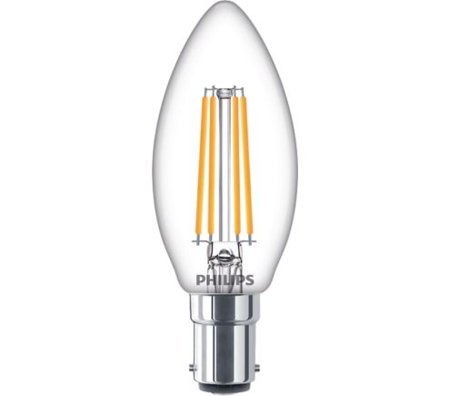 LED Filament Candle Clear 40W B35 B15 8718699763091 | Philips