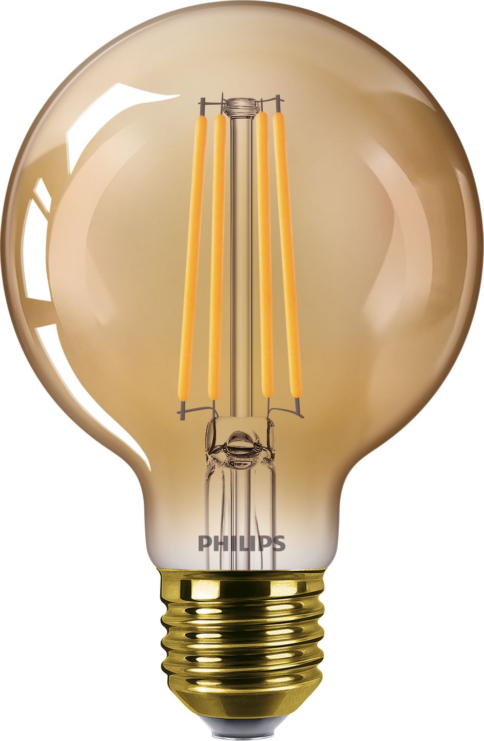 LED Ampoule ambre à filament 50 W G80 E27 | 8719514337756 | Philips ...