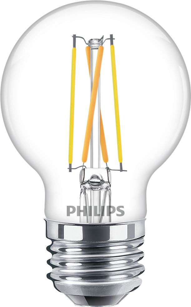 Philips LED G16.5, G16.5, Only with specific dimmers, E26 | Single ...