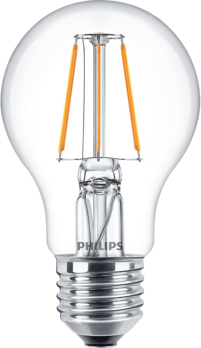 Consultez la page d'assistance pour votre Philips LED Ampoule à filament transparente 40 W A60 ...