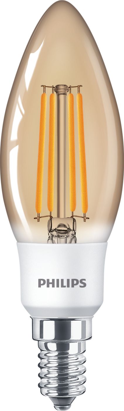 Philips Classic filament LED candles and lusters, B35, No, E14 ...