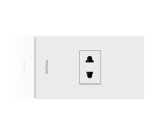 Switches & Sockets 2P US-EU Socket with Grid 8718699673918 | Philips