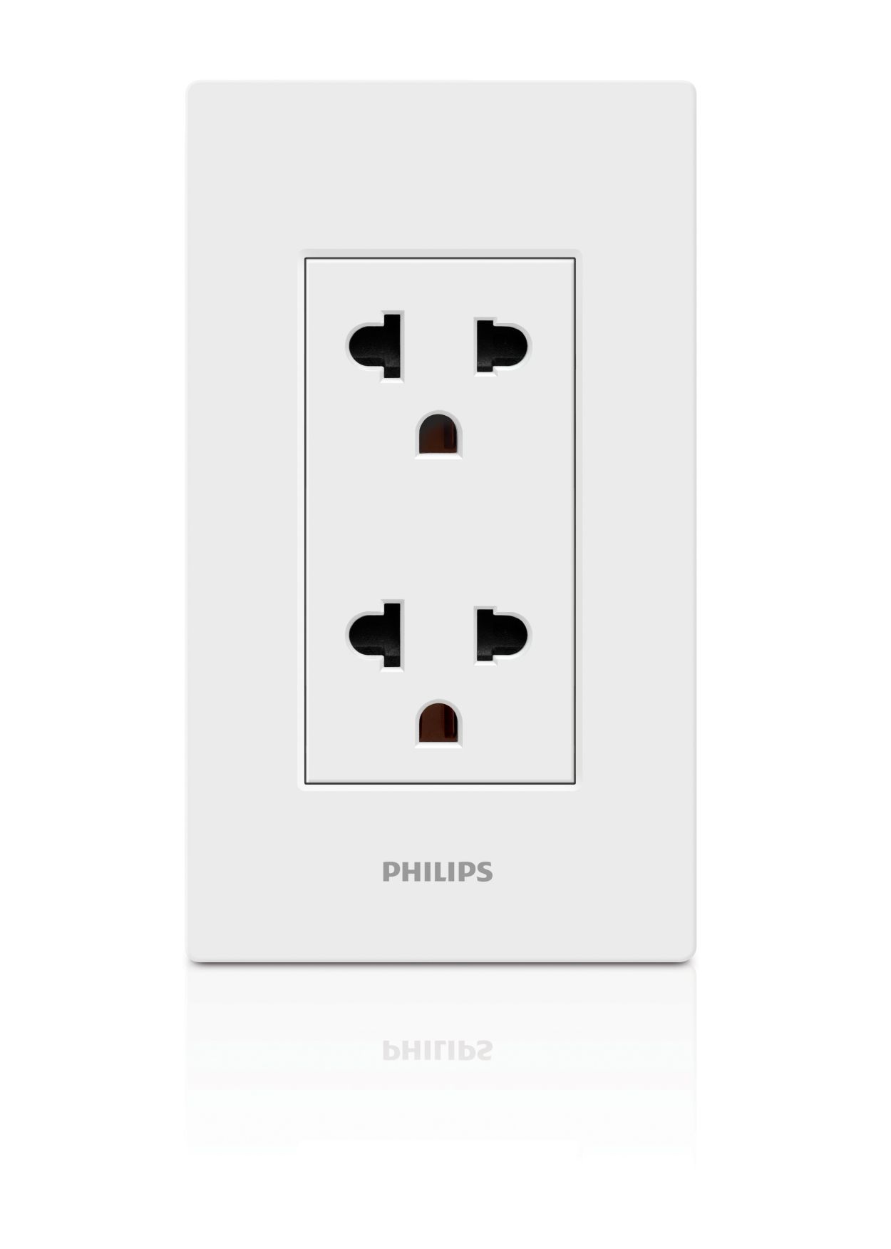 Switches & Sockets 2P+E Socket with Grid 8718699674038 | Philips