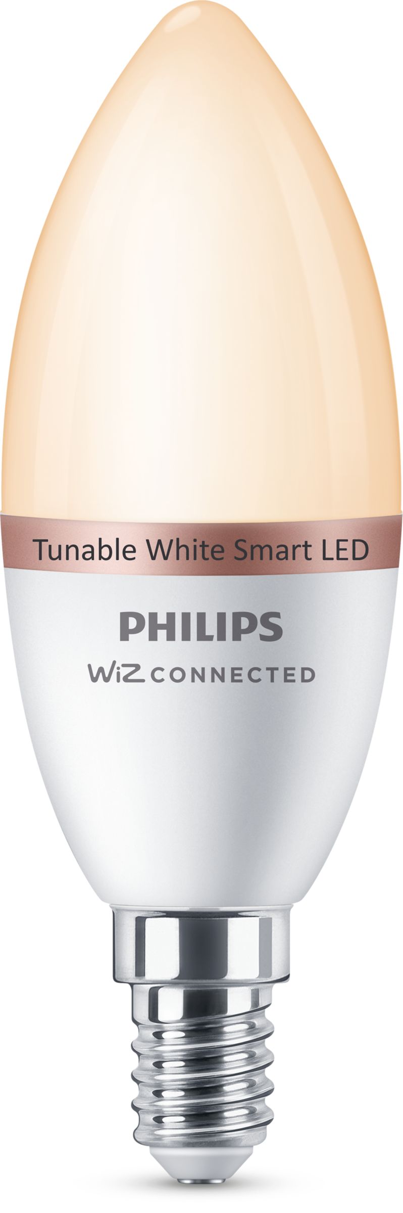 Smart LED Kaarslamp 4,9 W (gelijk aan 40 W) C37 E14 x2 | 8719514372702 | Philips lighting
