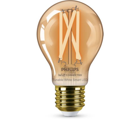 Smarte LED Filament-Lampe Bernstein 7 W (entspr. 50 W) A60 E27 8719514372023 | Philips
