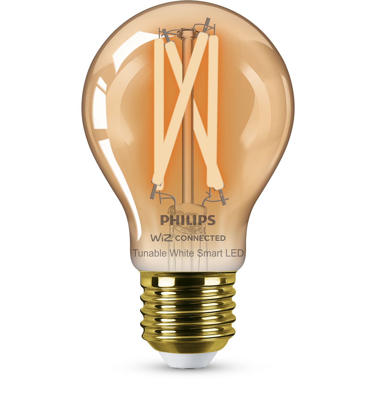 Smart LED Filament Bulb amber 7W (Eq.50W) A60 E27 8719514372023 | Philips