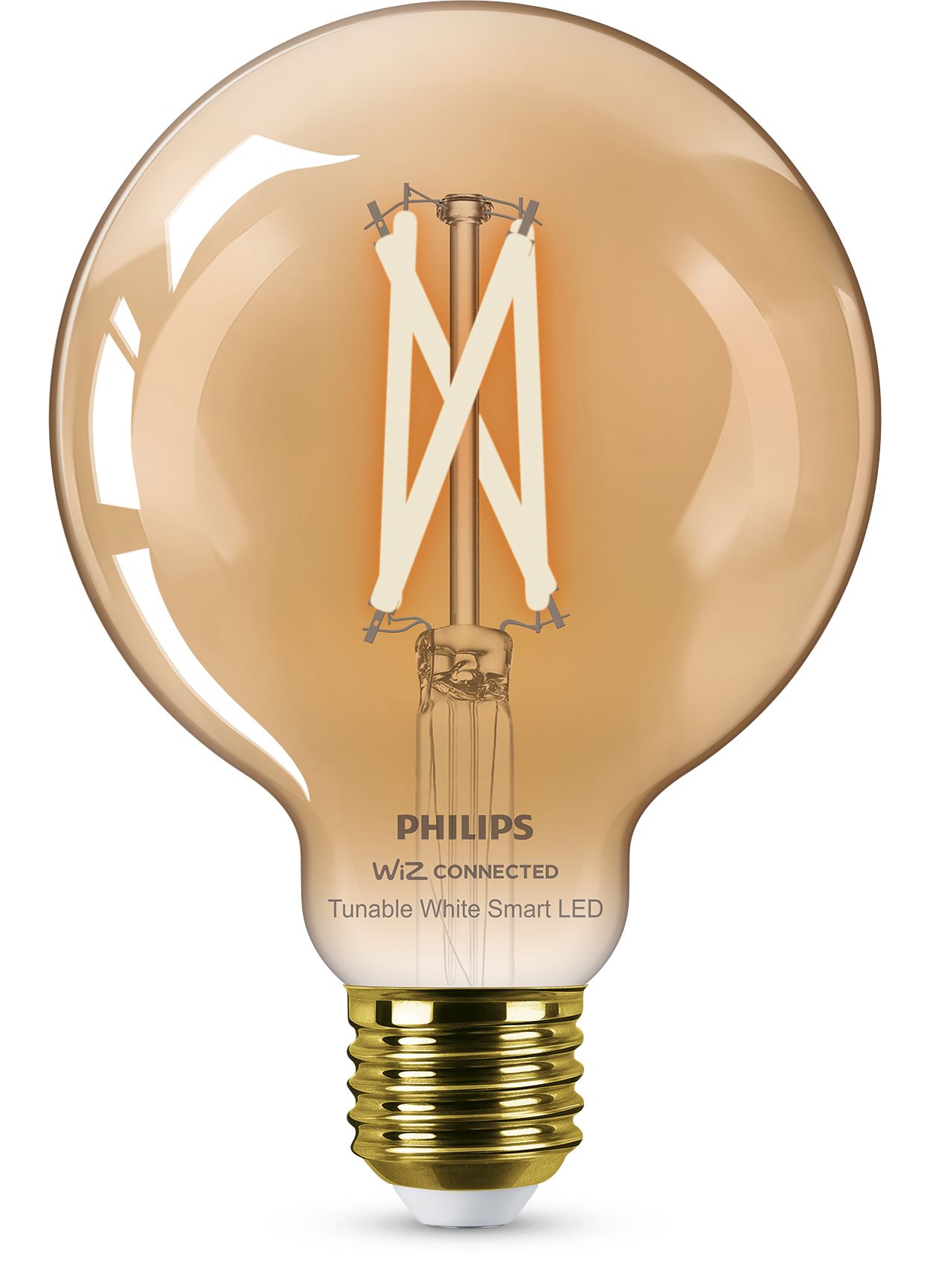 Smart LED Filament Globe amber 7W (Eq.50W) G95 E27 8719514372207 | Philips