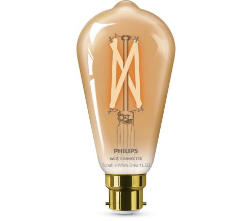 Smart LED Filament Bulb amber 7W (Eq.50W) ST64 B22 8719514372283 | Philips