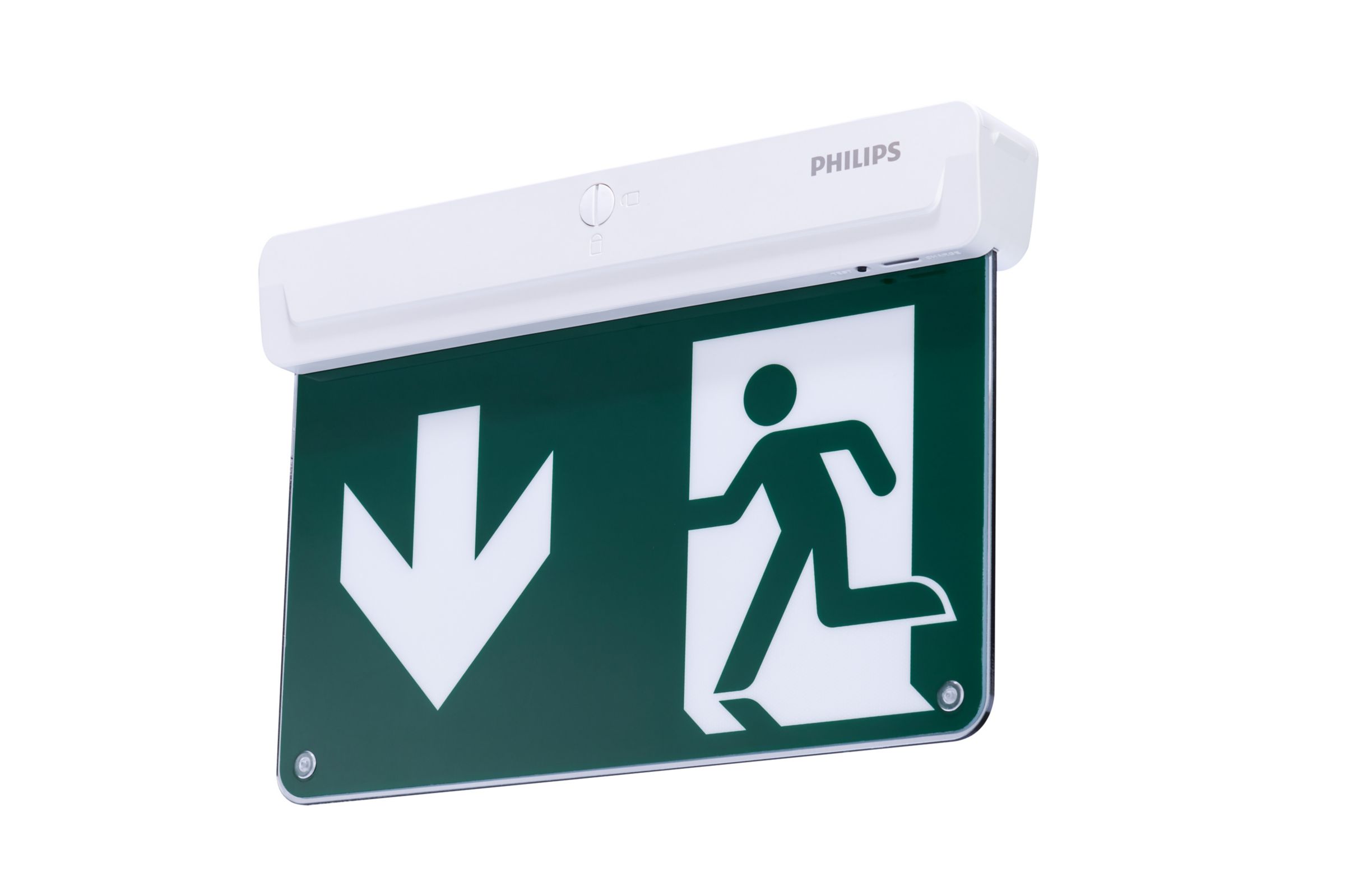 EM133C Emergency Razor with down legend | 911401587143 | Philips lighting