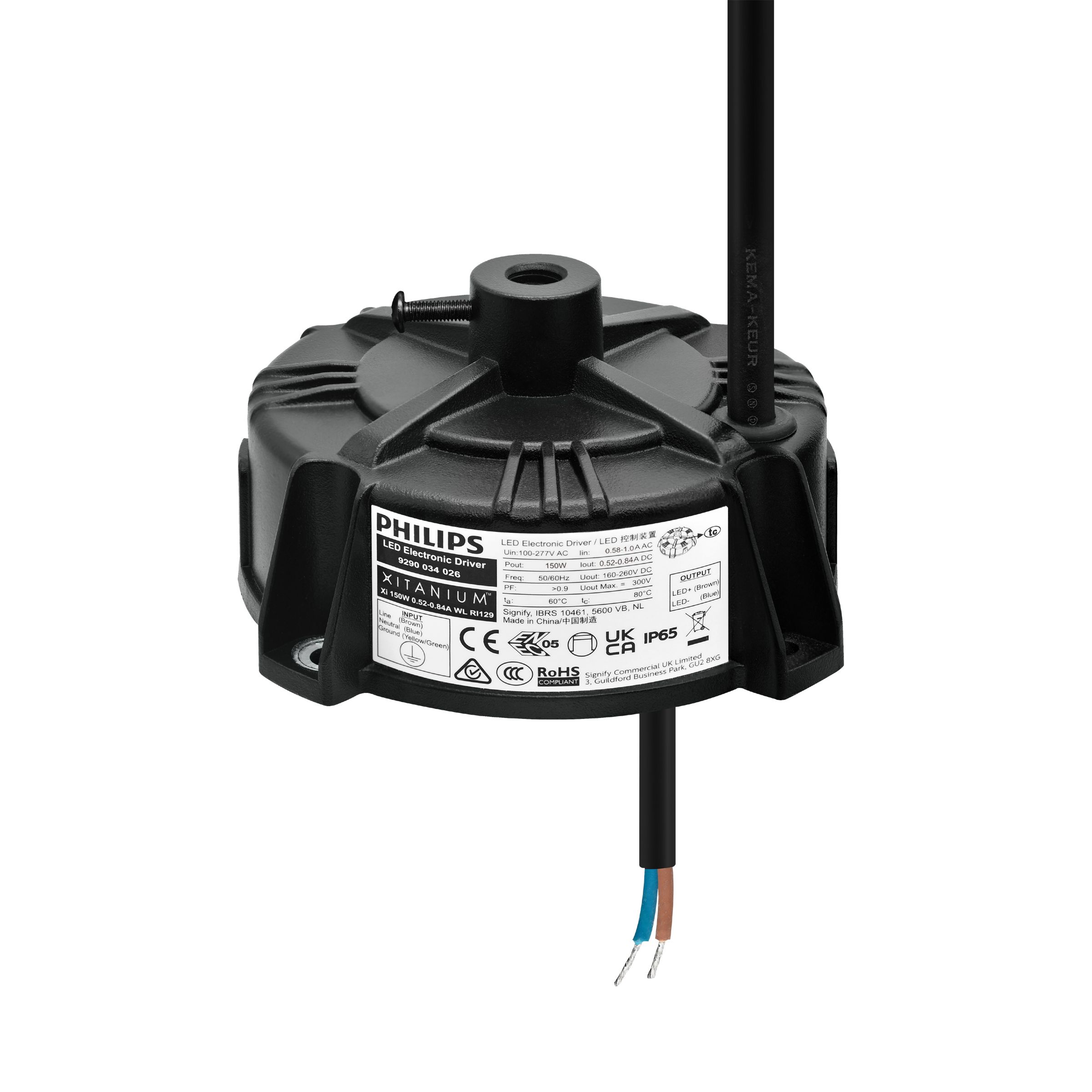 Philips Xitanium LED Drivers - Round Shape Highbay (RHB) IP65 ...
